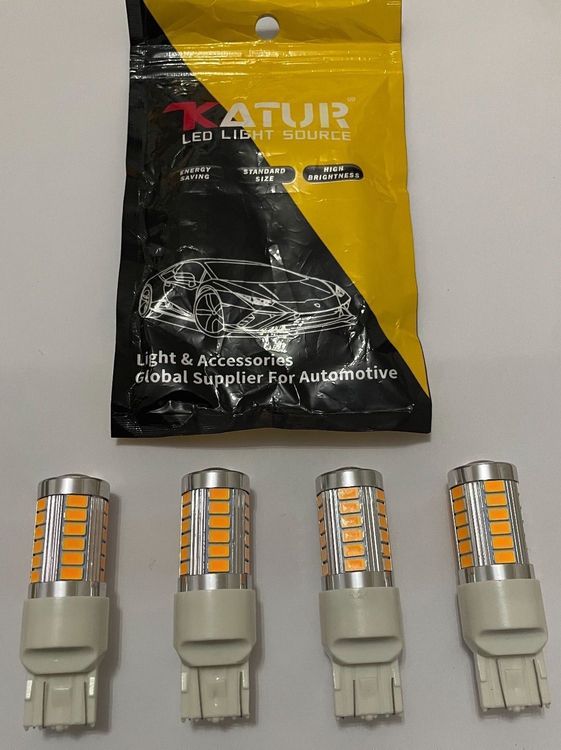 Ampoules / Lampes W16W T15 39LED + Loupe - LUMIÈRE ORANGE (Neu und ...