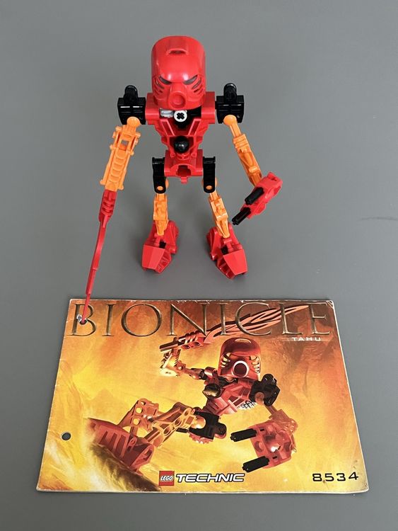 Lego Technic Bionicle Tahu 8534 Figur mit Anleitung (Gebraucht) in ...