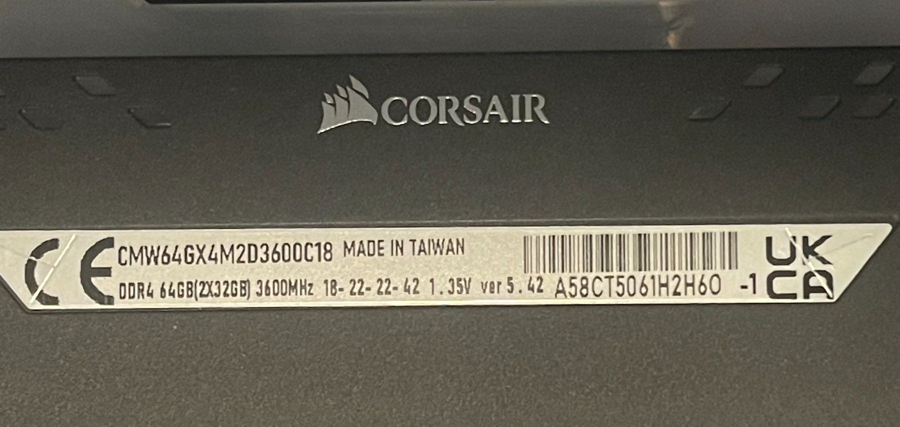 CORSAIR Vengeance RGB PRO DDR4 3600 64 GB (2 x 32GB Kit) (Gebraucht) in ...