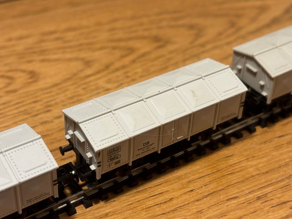 e1420: 3 Güterwagen, weiss (Spur N) (Gebraucht) in Birsfelden für CHF ...