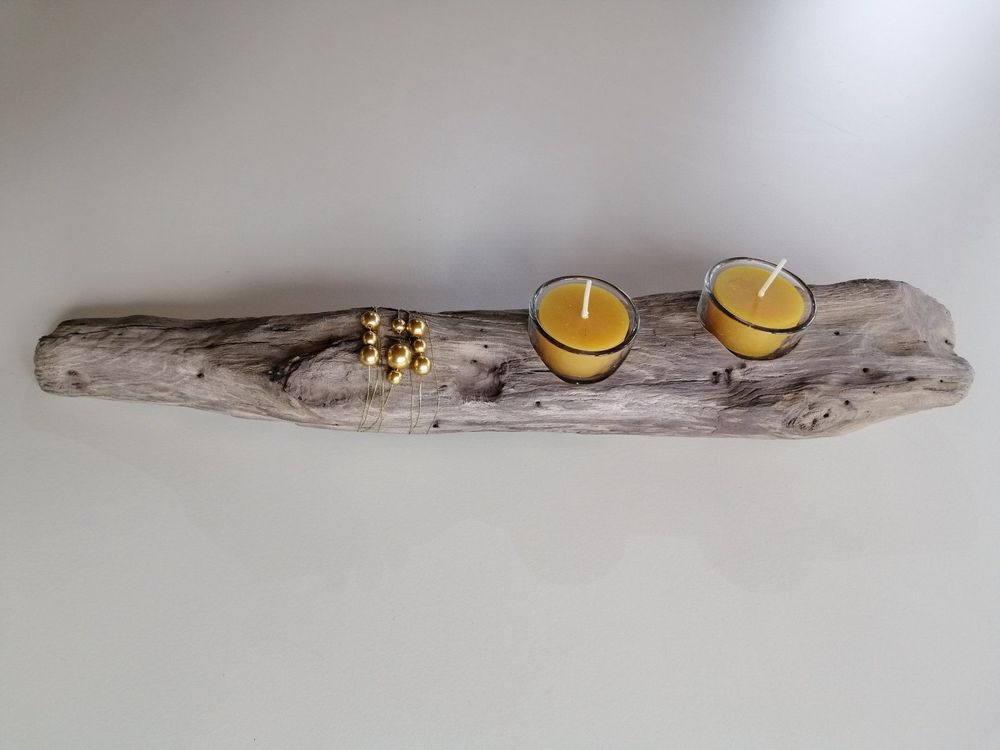 Dekor Schwemmholz mit Rechaud Kerzen (Neu und originalverpackt) in Widnau für CHF 40 – mit ...