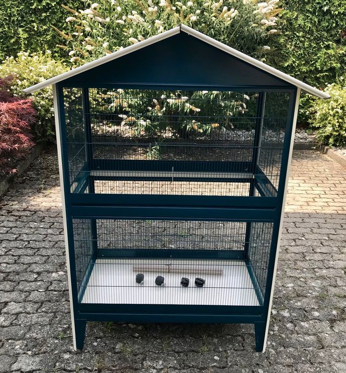 CAGE POUR OISEAUX VOLIÈRE XXL 105X60X140 CM | Kaufen auf Ricardo