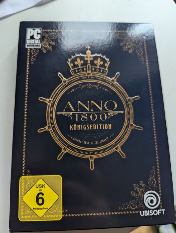 Anno 1800 Konigsedition PC Code in a box - DEFEKT (Gebraucht) in ...
