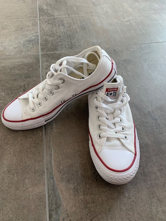 Converse tief weiss, Gr 39, neuwertig (Gebraucht) in Riken AG für CHF ...