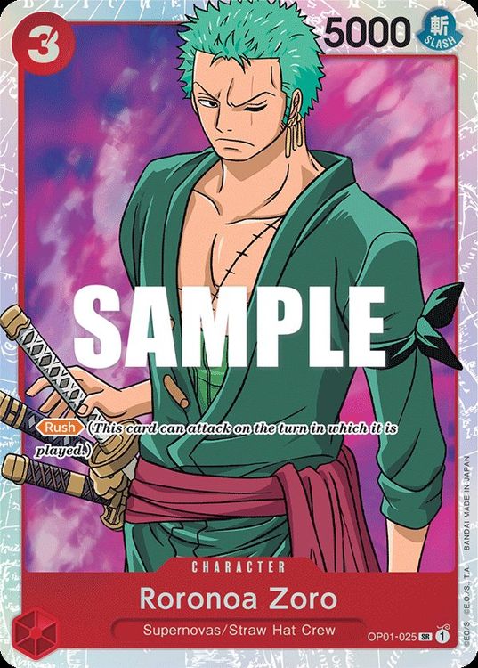 One Piece TCG - OP01-025 Roronoa Zoro EN (Neu (gemäss Beschreibung)) in Adliswil für CHF 24.5 ...