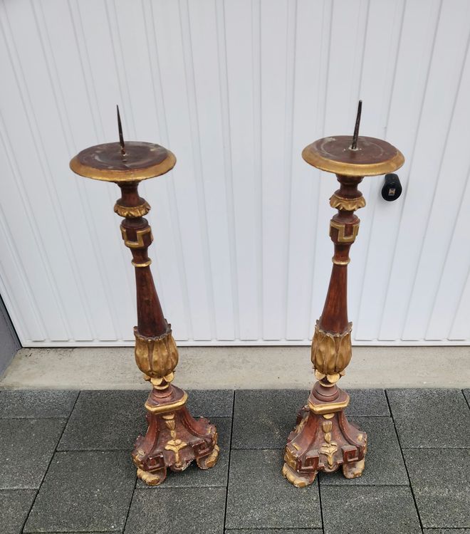 Paar Antike Grosse Barock Kerzenständer um 1780 (Gebraucht) in Wauwil für CHF 95 – mit Lieferung ...