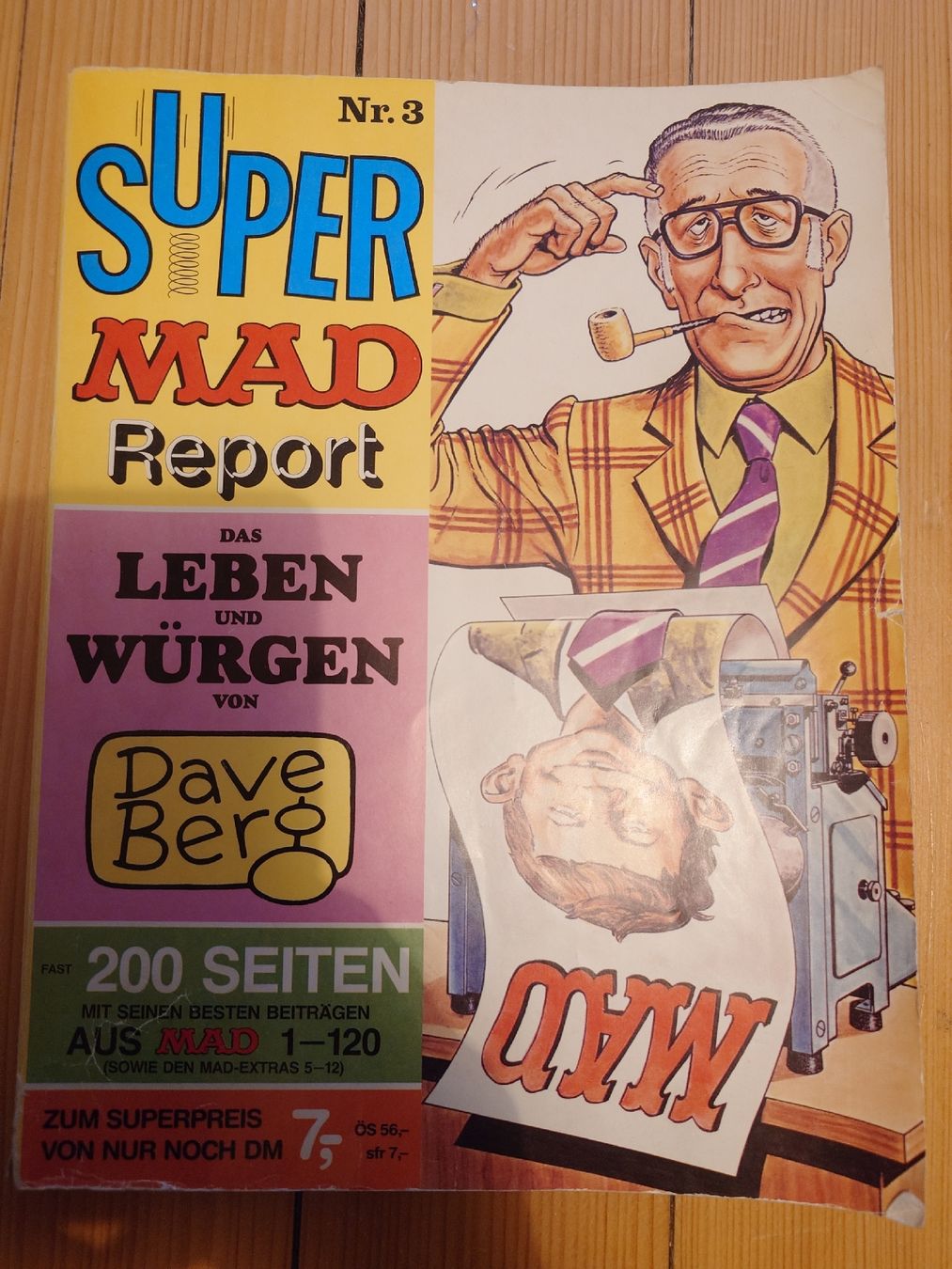 Super Mad Report Nr. 3 - Das Leben und Würgen von Dave Berg (Gebraucht ...