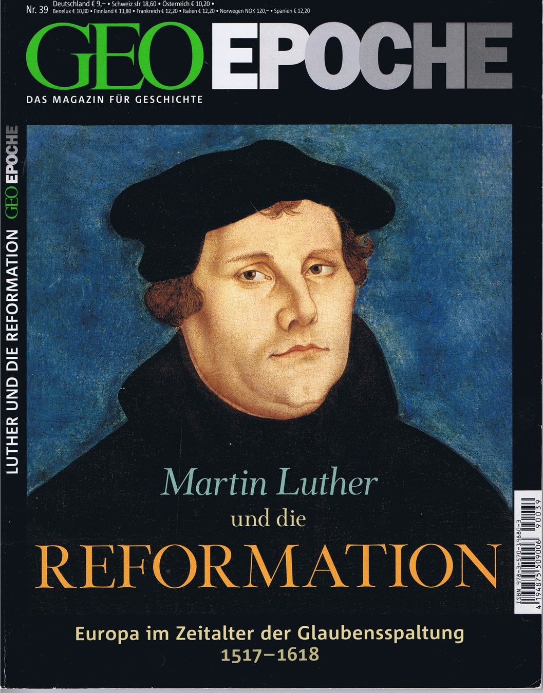 GEO EPOCHE Nr. 39: Martin Luther und die Reformation (Gebraucht) in ...