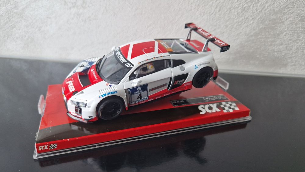 Audi R8 LMs «Marcel Fässler CH» – SCX Slotcar 1:32-digital (Neu und ...