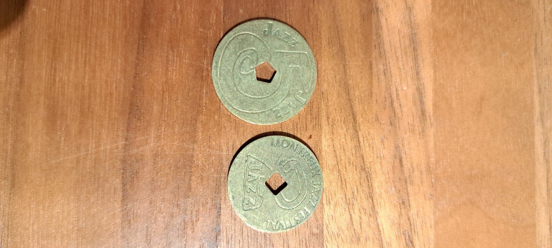 Lot de 4 jetons / tokens Montreux Jazz Festival – Vintage (D'occasion ...