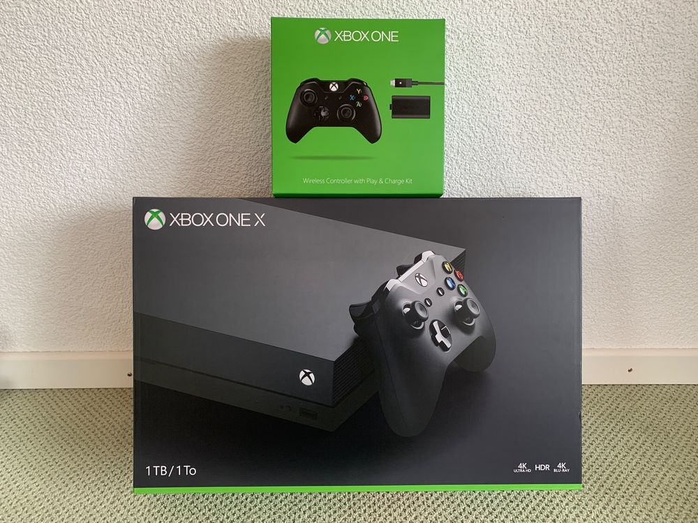Xbox One X Set in Sammlerzustand inkl. OVP (1TB) | Kaufen auf Ricardo