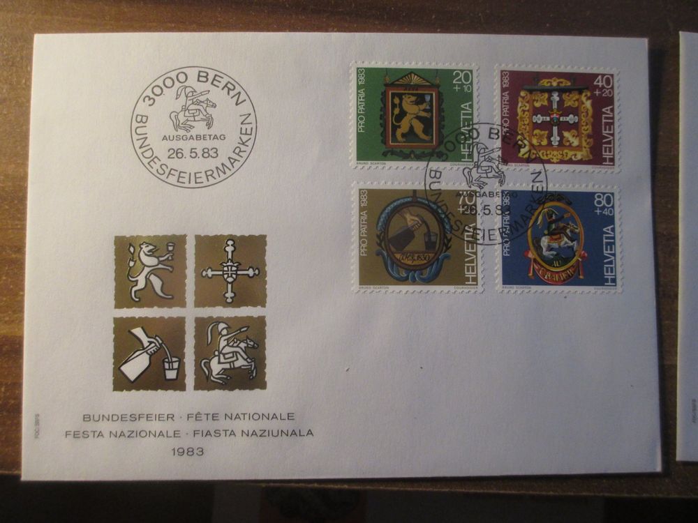 FDC Pro Patria 1983 (Gebraucht) in Hasle LU für CHF 0.5 – mit Lieferung auf Ricardo kaufen