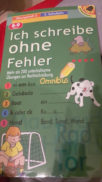 2Ūbungshefte ich schreibe ohne Fehler (Neu und originalverpackt) in ...