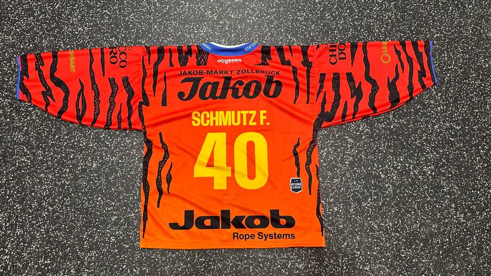 SCL Tigers Matchworn Family-Game Trikot 2025 –#40 Schmutz F. (Gebraucht ...