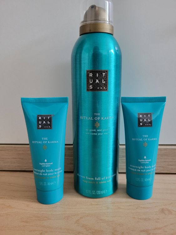 Rituals Ritual of Karma Set Shower Foam Overnight Body Mask (Neu und ...