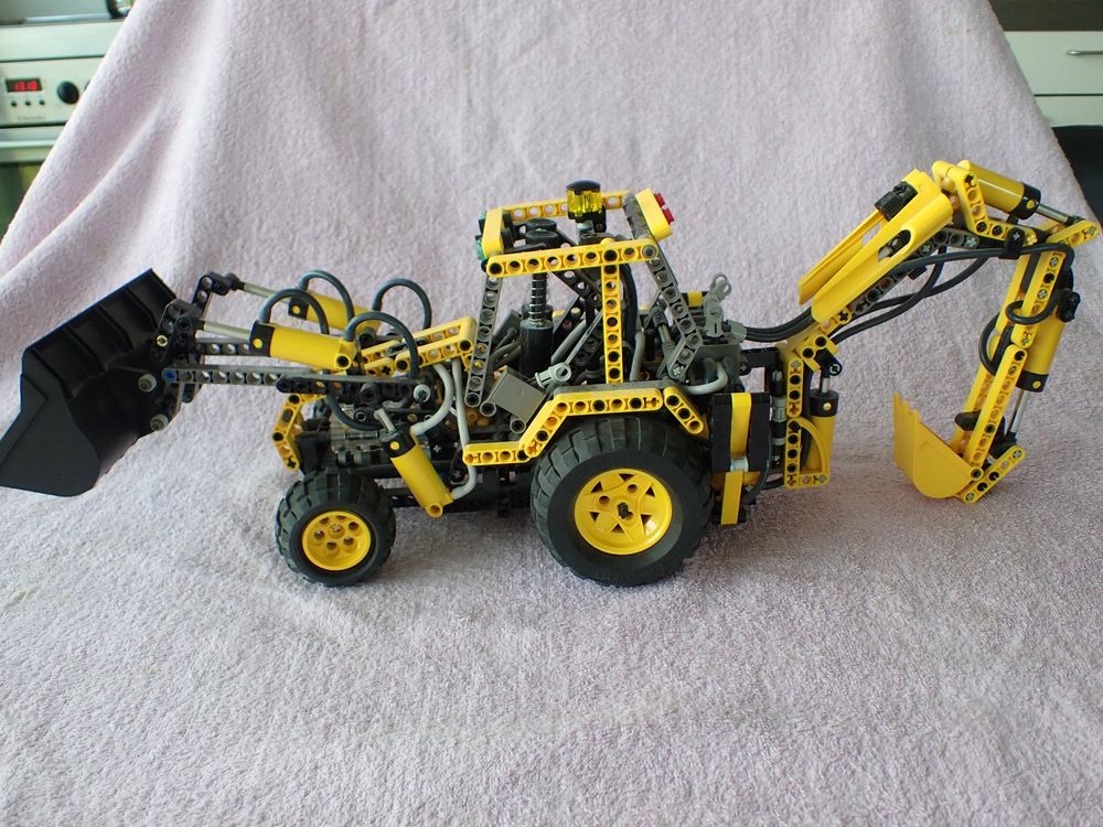 Lego Technic Radlader Bagger Pneumatik 8455 von 2003 | Kaufen auf Ricardo