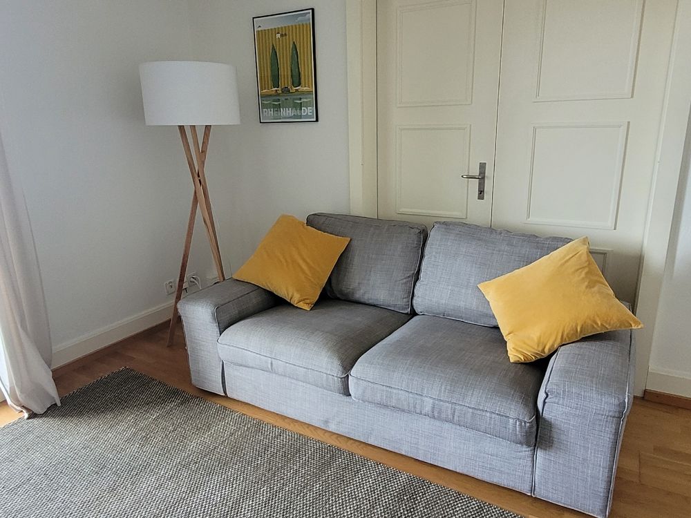 Graues 2er Sofa-Set (2 Stück) IKEA KIVIK, Stoffbezug (Gebraucht) in ...