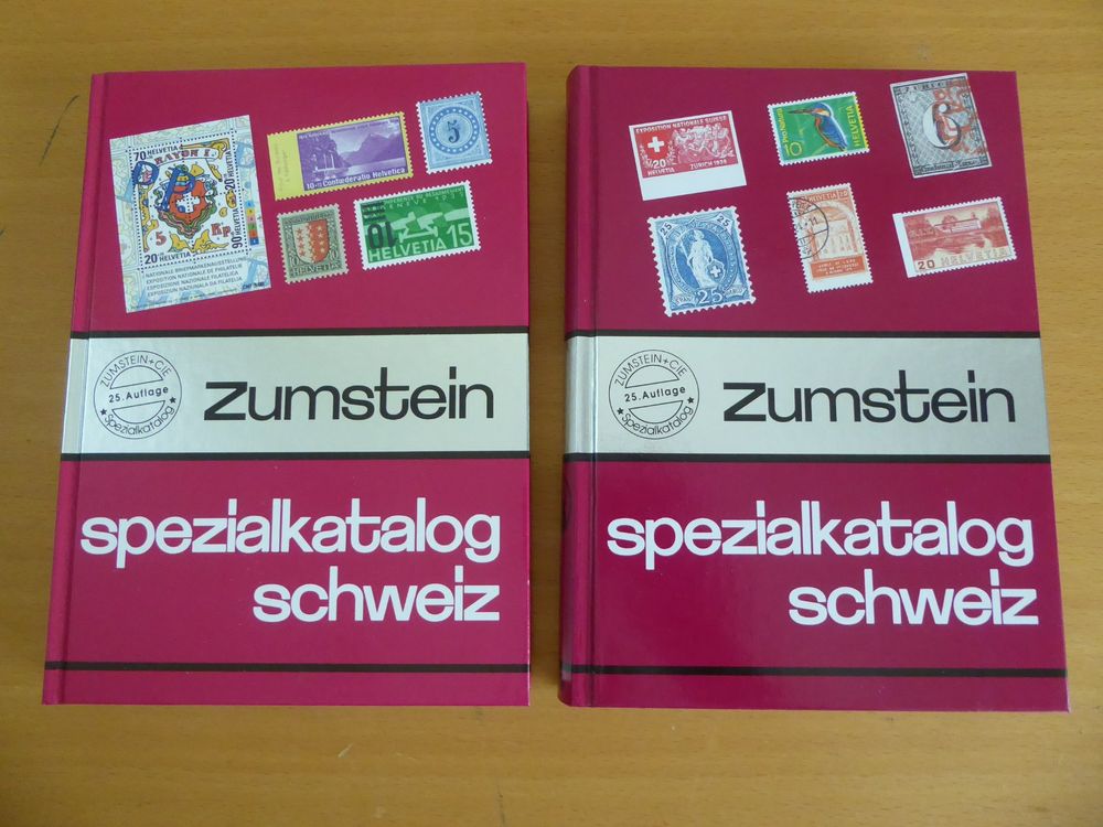 ZUMSTEIN Spezial Katalog Schweiz Band 1+2 (Gebraucht) in Rothrist für ...