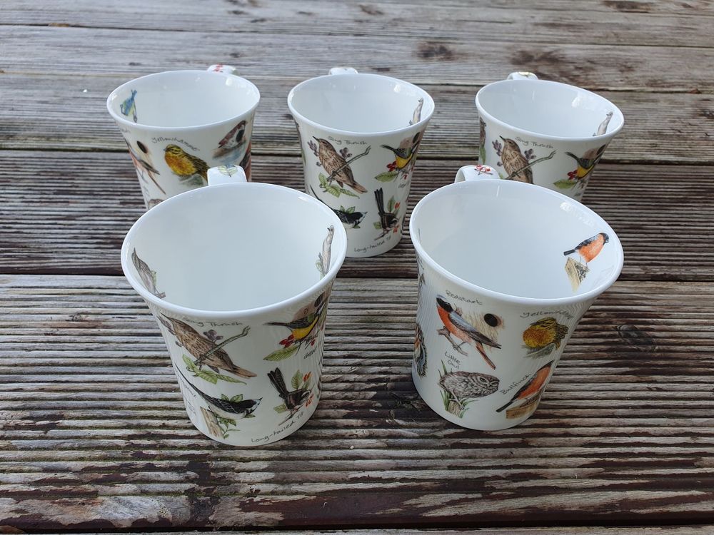 5 Tassen Birdlife Dunoon Jane Fern England (Gebraucht) in Würenlingen ...