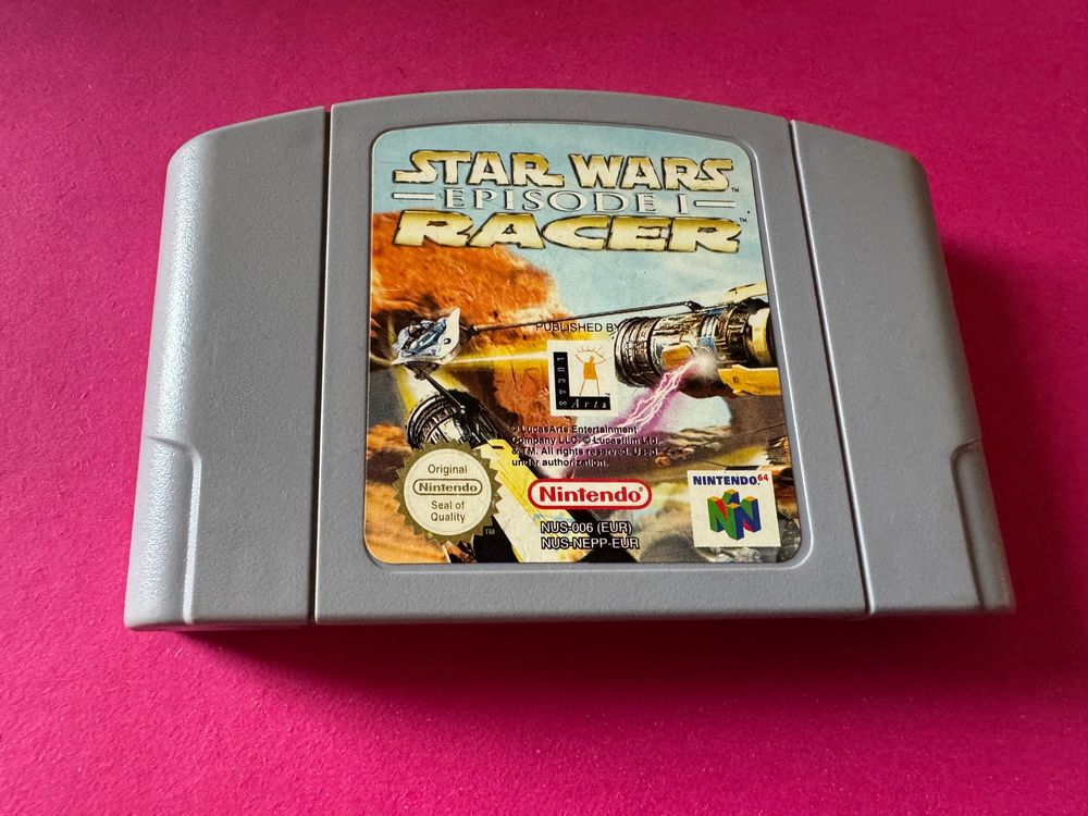 STAR WARS RACER EPISODE 1 SPIEL FÜR NINTENDO 64 (Gebraucht) in ...