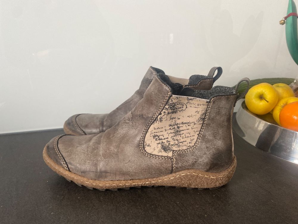 rieker SCHUHE GR.39 halbhoch rehbraun | Kaufen auf Ricardo