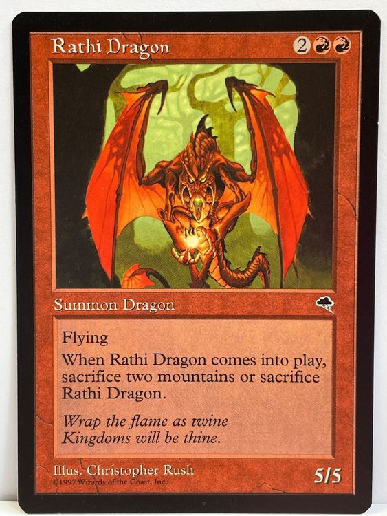 Magic The Gathering - Rathi Dragon (Neu (gemäss Beschreibung)) in für ...