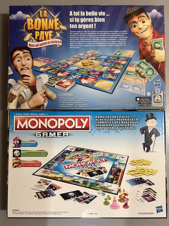Pack 2 jeux de société La Bonne Paye & Monopoly Mario Gamer (Neu und originalverpackt) in Nyon ...