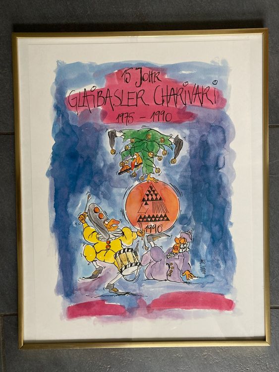 KUNSTDRUCK 15 Johr Glaibasler Charivari 1975-1990 Fasnacht (Gebraucht) in Subingen für CHF 12 ...