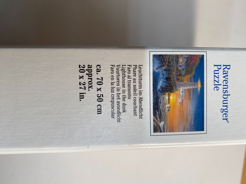 Ravensburger Puzzle. Leuchtturm im Abendlicht 1000 (Gebraucht) in Dürnten für CHF 10 – mit ...