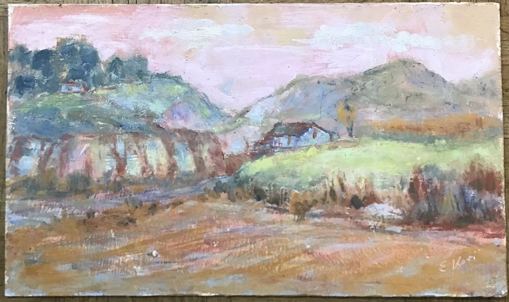 Eugenio KORI Süd Frankreich Landschaft Gemälde | Kaufen auf Ricardo