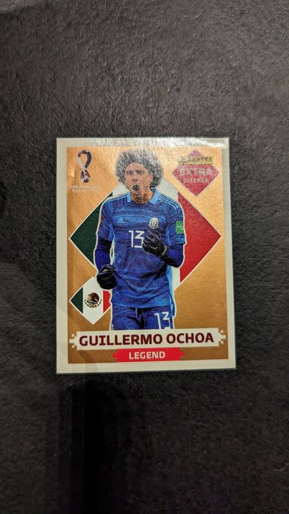 Panini Extra Sticker Guillermo Ochoa, Legend, Bronze (Neu (gemäss ...