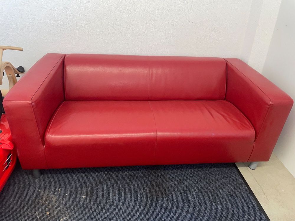 Leder Sofa Rot | Kaufen auf Ricardo
