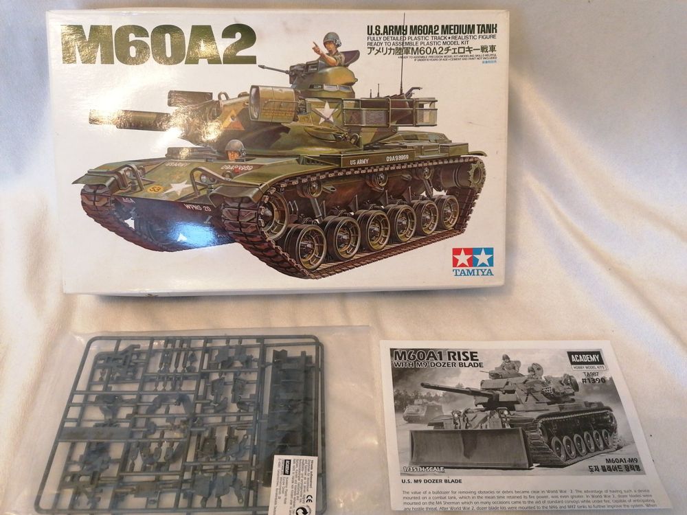 Tamiya M60 A2+Academy M9 Dozerblade in 1/35 | Kaufen auf Ricardo