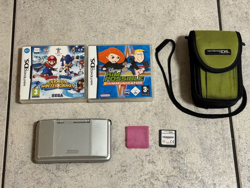 Nintendo DS Classic mit 3 Spielen und Tasche (Gebraucht) in Kaiseraugst ...