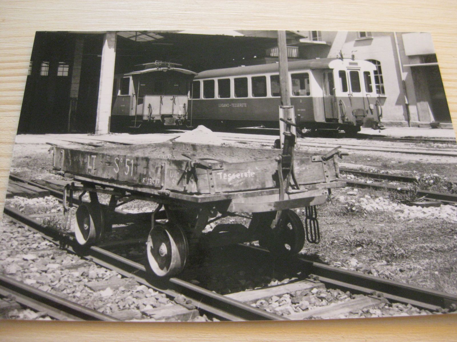 Echtfoto Tesserete Bahnhof mit Zug (Gebraucht) in Malters für CHF 9 ...