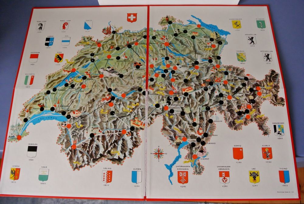 Reise durch die Schweiz von Ravensburger 60er Jahre | Kaufen auf Ricardo