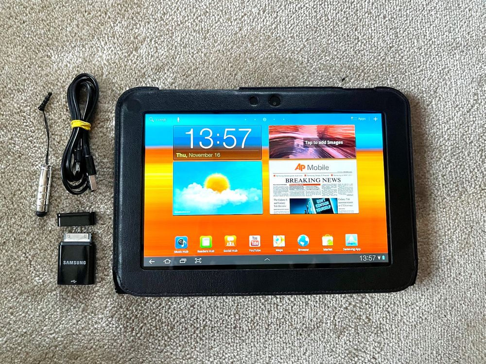 Samsung Galaxy Tab 8.9 P7310 + Hülle, USB-Adapter, Kabel | Kaufen auf ...