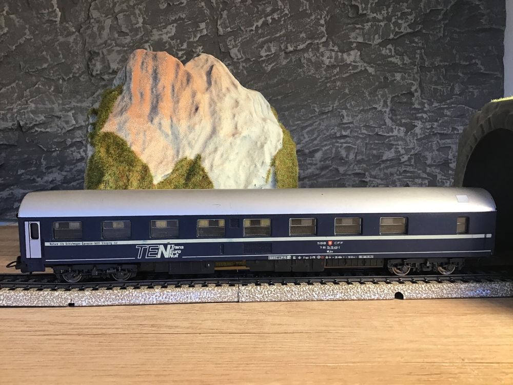 Modelleisenbahn Personenwagen TEN SBB Schlafwagen Lima H0 | Kaufen auf Ricardo