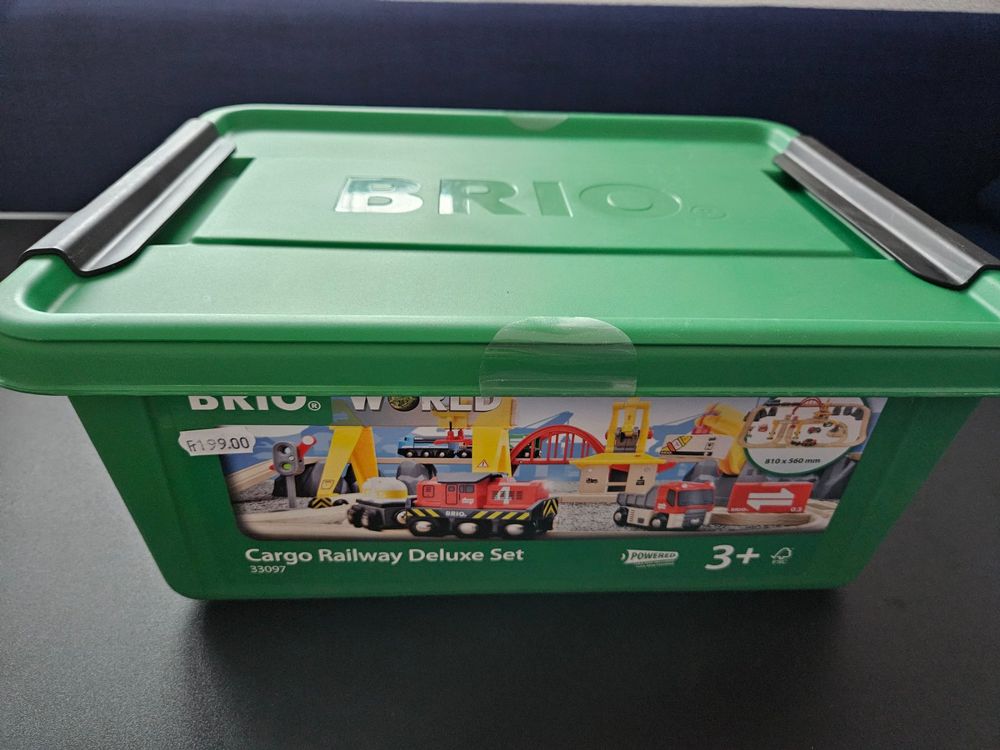 Neu - Brio - 33097 - Cargo Railway Deluxe Set (Neu und originalverpackt ...