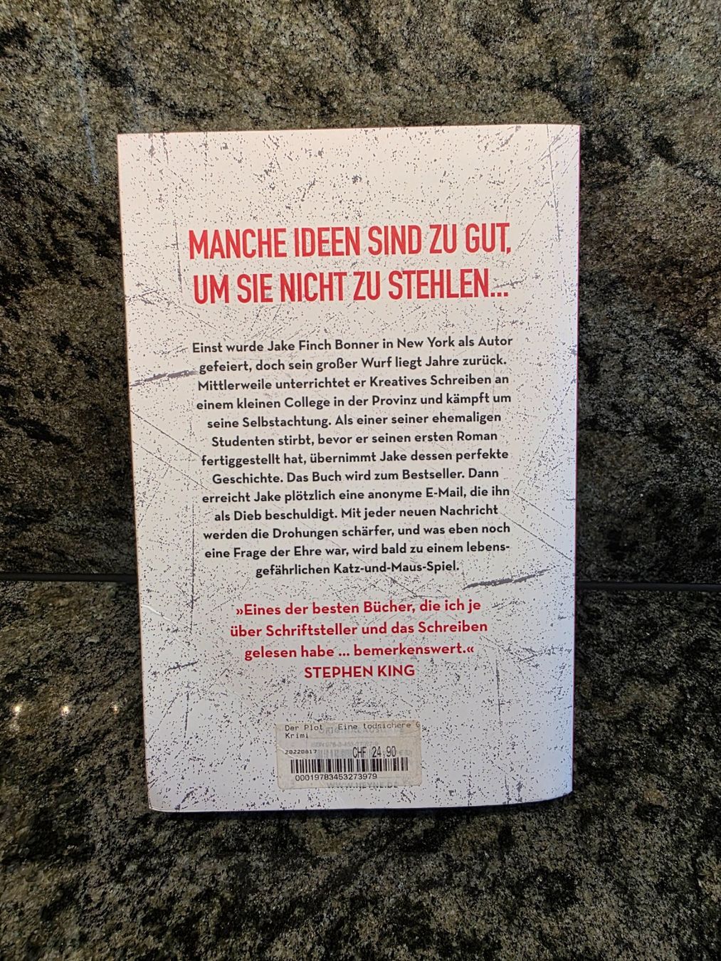 Jean Hanff Korelitz - Der Plot - Roman -Top Zustand! (Gebraucht) in ...