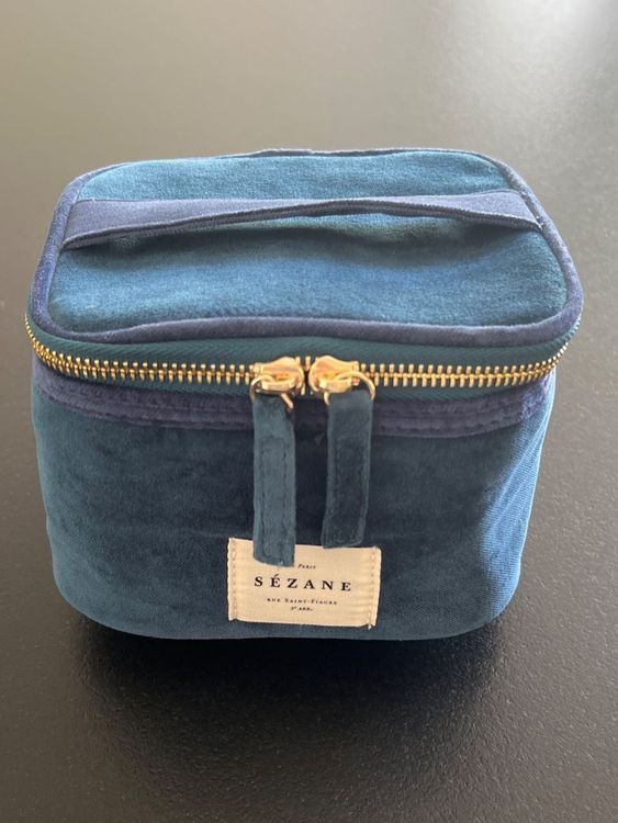 NEU · SÉZANE · VANITY EN VELOURS · BLEU | Kaufen auf Ricardo