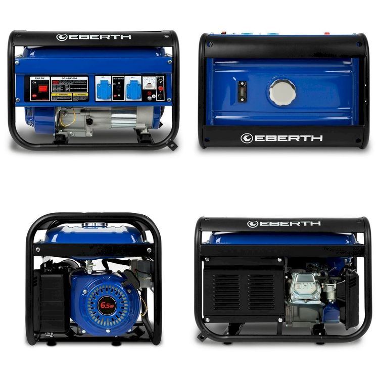 EBERTH GG1-ER3000 Benzin Stromerzeuger (Neu und originalverpackt) in ...