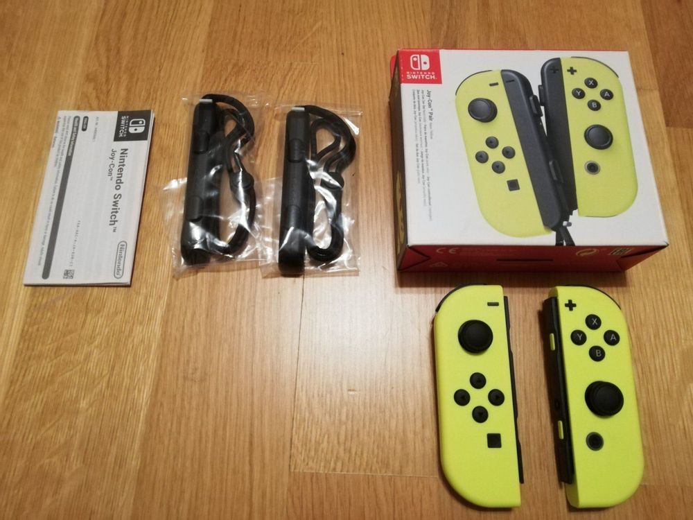 Nintendo Switch Joy-Con Set Neon Yellow (Neu (gemäss Beschreibung)) in ...
