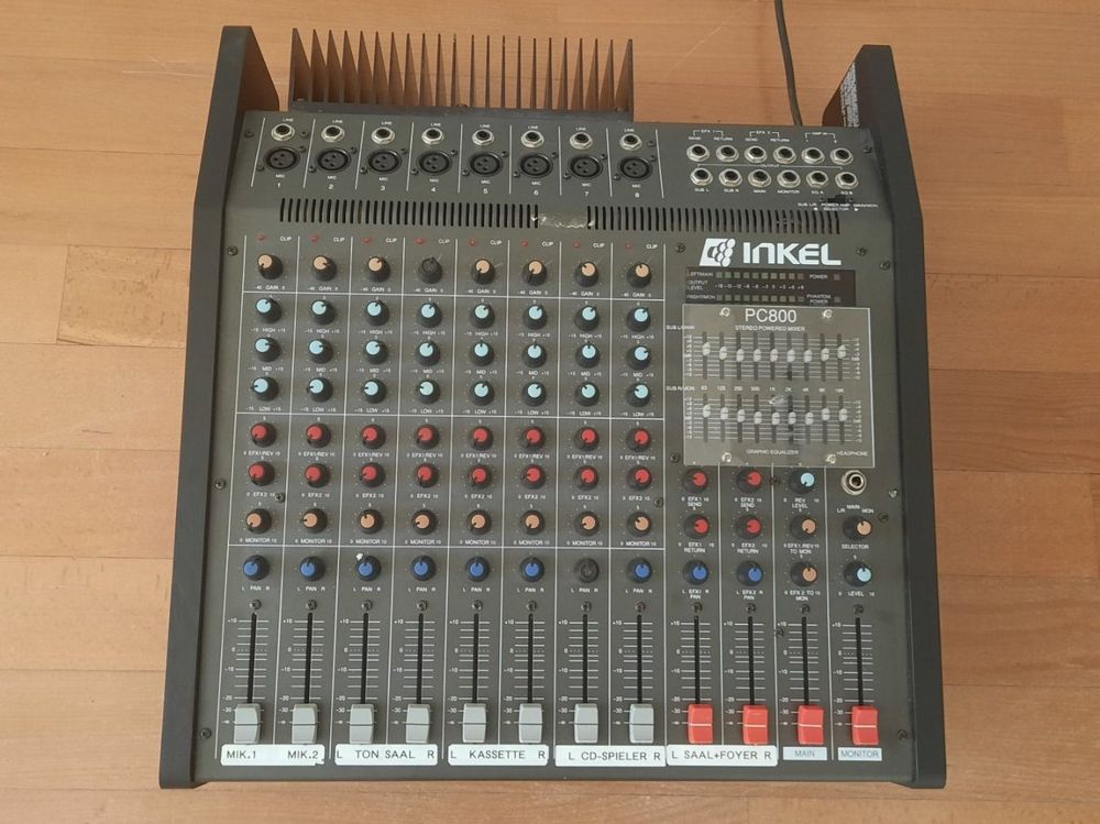Power-Mixer Inkel PC800 8 Kanal | Kaufen auf Ricardo