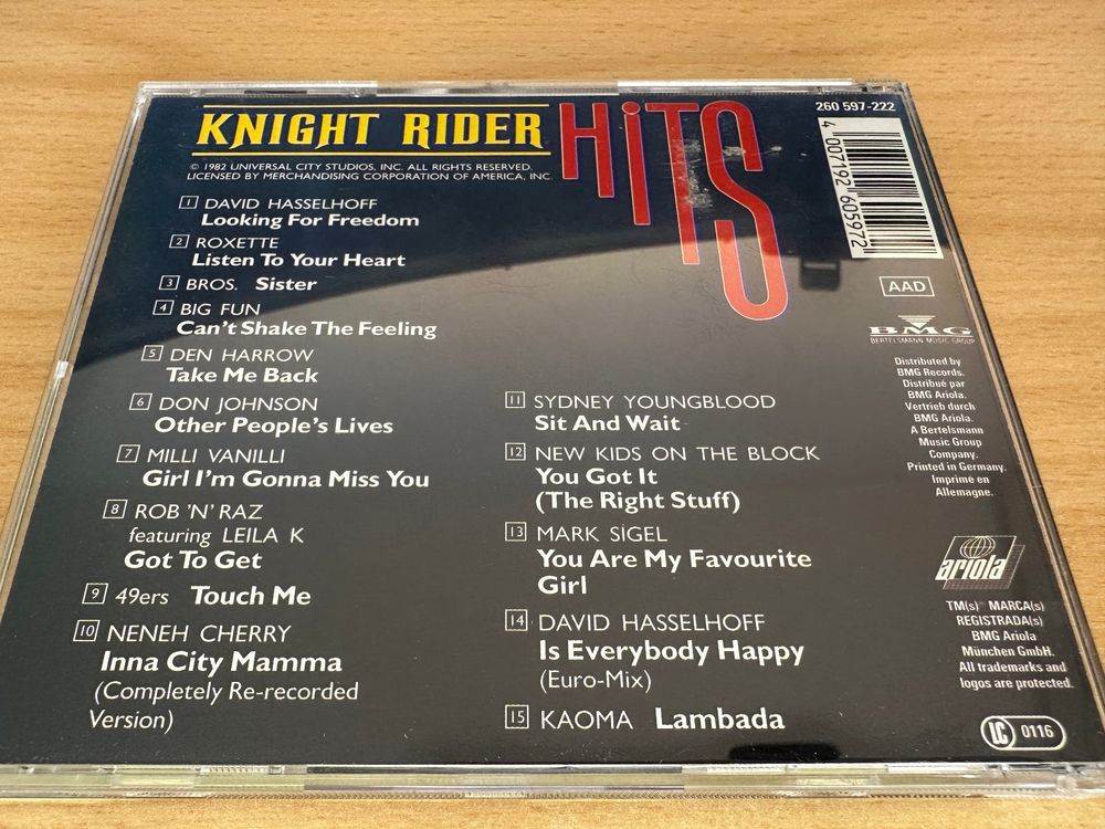 Various – Knight Rider Hits | Kaufen auf Ricardo