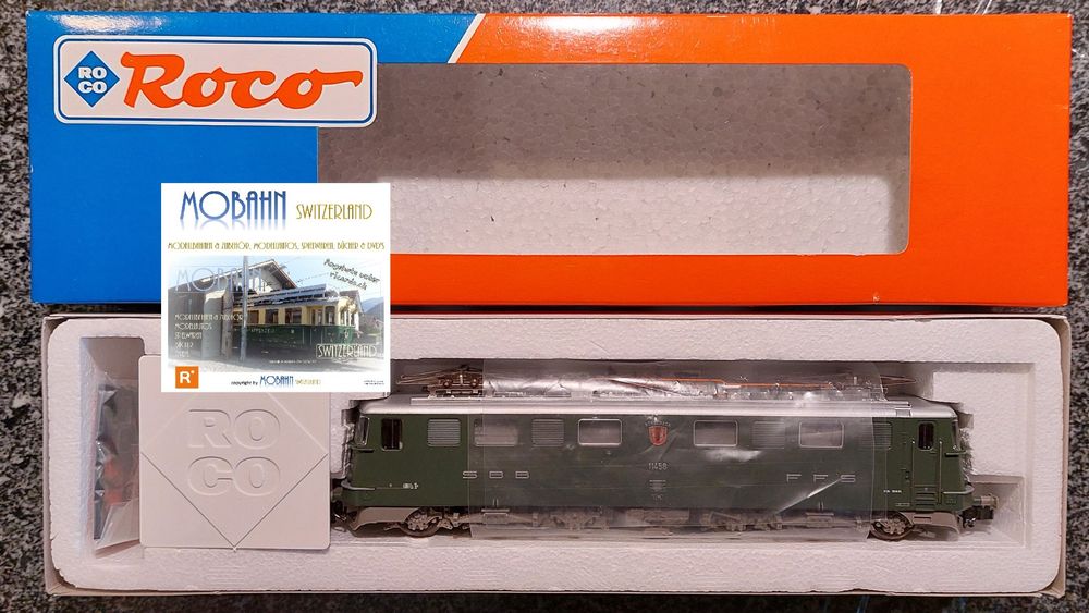 Roco 43697 - Ae 6/6 11458 Städtelok "Rorschach“ der SBB FFS (Neu und ...