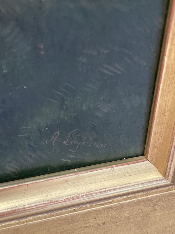 Albert LUGARDON (1827-1909) paysage huile sur toile (D'occasion) à ...