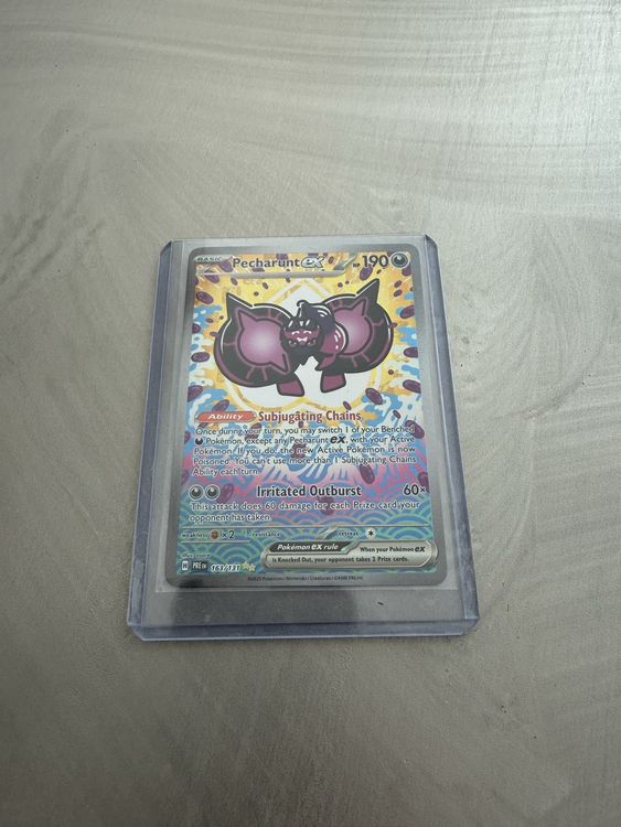 Prismatic Evolutions Pecharunt Ex SIR (Neu und originalverpackt) in ...