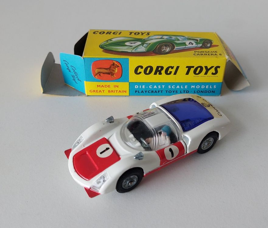 Corgi Toys 330 Porsche Carrera 6 mit Original Box (Neu und ...