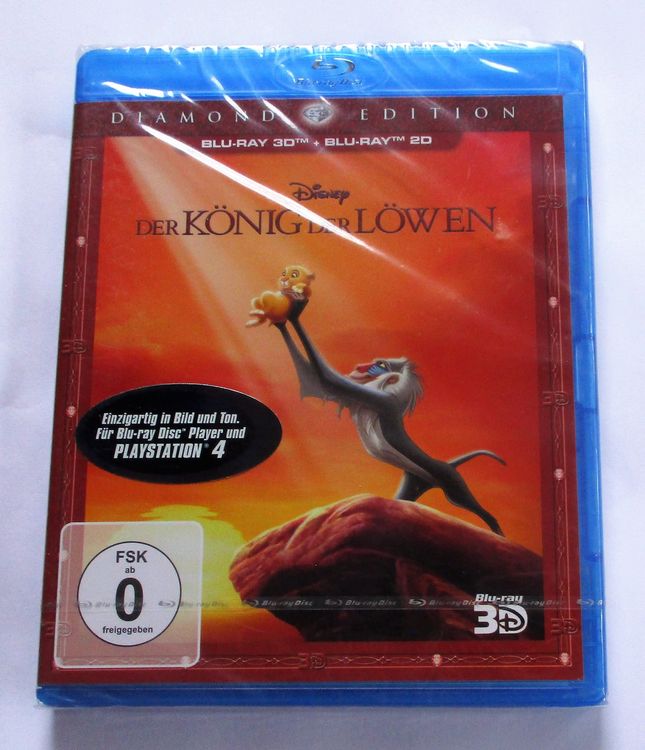 KÖNIG DER LÖWEN 3D - Disney Diamond Edition 2-Blu-Ray NEU (Gebraucht ...